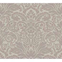 ARCHITECTS PAPER Vliestapete &raquo;Luxury wallpaper&laquo; Barock gemustert ornamental glatt Ornament Tapete Barock Tapeten Wohnzimmer Schlafzimmer K&uuml;che modern braun Vinyl, 