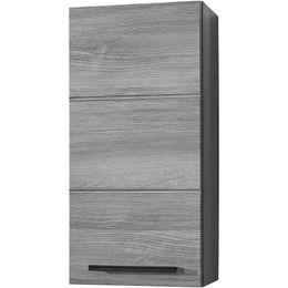 BASIC by Balculina H&auml;ngeschrank &raquo;Silver, Badezimmerschrank BxHxT 34x70x23&laquo; 1 Stk. tlg. Breite 34cm, T&uuml;r L/R monierbar, FSC-Mix 70% silber FSC -