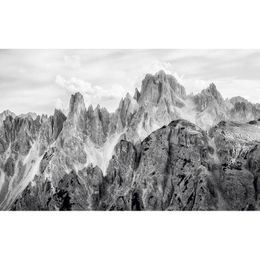 Komar Vliestapete &raquo;Digitaldruck Vlies - Peaks - Gr&ouml;&szlig;e 400 x 250 cm&laquo; bedruckt glatt Wohnzimmer, Schlafzimmer grau Vlies