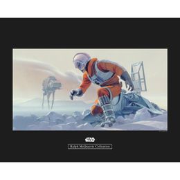 Komar Bild &raquo;Star Wars Classic RMQ Hoth Battle Pilot&laquo; Star Wars 1 Stk. tlg. Wandbild zur Dekoration im Kinderzimmer - ohne Rahmen bunt Holz, Papier