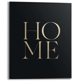 Reinders Poster &raquo;Home&laquo; schwarz MDF