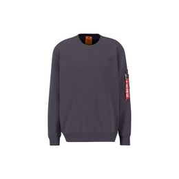 Alpha Industries Damen Sweater &raquo;X-Fit Label Sweater&laquo; grau S