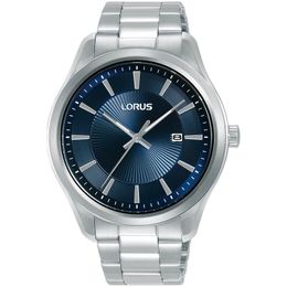 Lorus Herren Lorus &raquo;Classic&laquo; Armbanduhr, Herrenuhr, Edelstahlarmband, analog, Tag silber