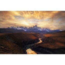 papermoon Fototapete &raquo;Photo-Art YAN ZHANG, BLICK VON DER SCHLUCHT&laquo; bunt Vlies
