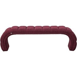 Woood Bank &raquo;Traffic&laquo; Sitzbank mit grob gewebten Stoff, Breite 163 cm rot Polyester
