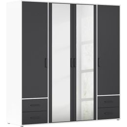 Rauch Dreht&uuml;renschrank &raquo;Kleiderschrank Schrank Garderobe W&auml;scheschrank VOYAGER&laquo; in 3 verschiedenen Ausstattungen BASIC/CLASSIC/PREMIUM, mit modernen 