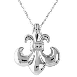 Firetti Damen Kette mit Anh&auml;nger &raquo;Schmuck Geschenk Silber 925 Halsschmuck Ankerkette Fleur de Lis Lilie&laquo;
