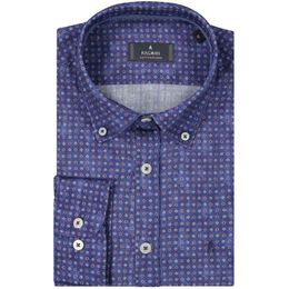 Ragman Herren Ragman Henleyshirt blau XL