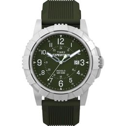 Timex Herren Quarzuhr &raquo;RIDGE&laquo; Armbanduhr, Herrenuhr,Silikonarmband,Datum, Leuchtzeiger gr&uuml;n