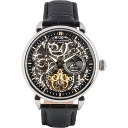 Carl von Zeyten Herren Carl von Zeyten Automatikuhr &raquo;Neukirch&laquo; Armbanduhr, mechanische Uhr, Herrenuhr, Skelettuhr, Made in Germany schwarz