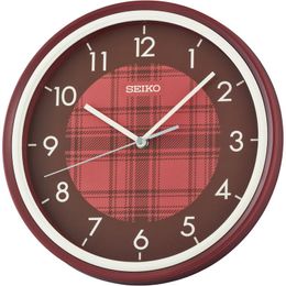 Seiko Damen Wanduhr Quarzuhr, K&uuml;che, Wohnzimmer, Esszimmer, Arbeitszimmer rot