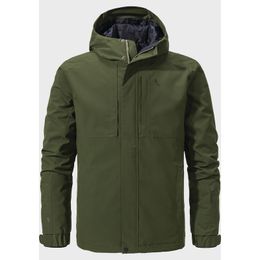 Sch&ouml;ffel Sch&ouml;ffel Herren Outdoorjacke &raquo;Ins Jacket Antwerpen M&laquo; mit Kapuze gr&uuml;n 56