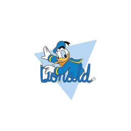 Komar Bild &raquo;Donald Duck Triangle&laquo; Disney 1 Stk. tlg. Wandbild zur Dekoration im Kinderzimmer - ohne Rahmen bunt Holz, Papier