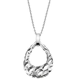 Goldmaid Damen Goldmaid Kette mit Anh&auml;nger &raquo;925 Sterling Silber Gl&auml;nzend&laquo; wei&szlig;