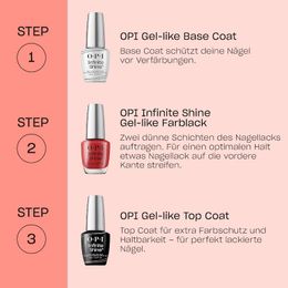 O.P.I Opi Damen OPI Nagellack &raquo;Infinite Shine &laquo; deckend, gl&auml;nzend, langanhaltend, splitterfest, gelartiges Finish