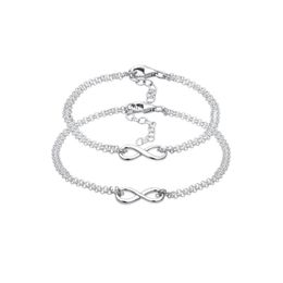 Elli Damen Schmuckset &raquo;Set Armband Mutter & Tochter Unendlichkeit 925 Sterling Silber&laquo; () silber