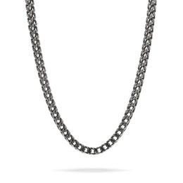 Fynch-Hatton Herren Fynch-Hatton Gliederkette &raquo;Schmuck Edelstahl Halskette The Foxtail Chain Fuchsschwanz&laquo; braun