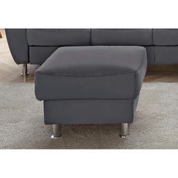 Sit & More sit&more Hocker &raquo;Salsa&laquo; grau Struktur (100% Polypropylen);Bedruckte Microfaser (100% Polyester);Luxus-Microfaser ALTARA NUBUCK (100% Polyester)