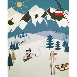 Komar Vliestapete &raquo;Digitaldruck Vlies - Mickey Alpine - Gr&ouml;&szlig;e 200 x 250 cm&laquo; bedruckt glatt Kinderzimmer bunt Vlies