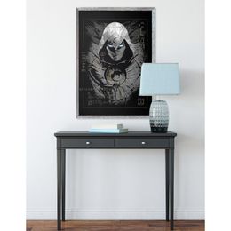 Komar Wandbild &raquo;Moon Knight Darkness Ahead&laquo; Disney Set, 1 Stk. tlg. 30 x 40 cm (Breite x H&ouml;he) - Kinderzimmer, Dekoration schwarz Vlies