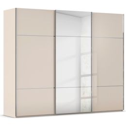 Rauch Schwebet&uuml;renschrank &raquo;Kleiderschrank Schrank Garderobe Schlafzimmerschrank SCALE-TRIO&laquo; edle dreigeteilte Front mit 2 Zierleisten Spiegel/Glas 