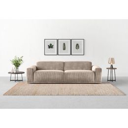 Trendmanufaktur &raquo;Braga, mit hochwertigem Kaltschaum, Megasofa, in Cord erh&auml;ltlich&laquo; modernes Big-Sofa, Couch mit hohem Sitzkomfort, 254/72/107 cm (B/H/