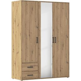 Rauch Dreht&uuml;renschrank &raquo;Kleiderschrank Schrank Garderobe W&auml;scheschrank VOYAGER&laquo; in 3 verschiedenen Ausstattungen BASIC/CLASSIC/PREMIUM, mit modernen 