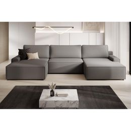Trendmanufaktur Wohnlandschaft &raquo;Challenge, Schlafsofa mit Bettkasten, Couch in U-Form, Breite 333 cm&laquo; XXL Sofa mit Bettkasten & Schlaffunktion, auch 
