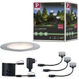Paulmann LED Einbauleuchte &raquo;Plug & Shine&laquo; LED-Modul 4 Stk. Warmwei&szlig; LED-Modul, IP65 3000K silber
