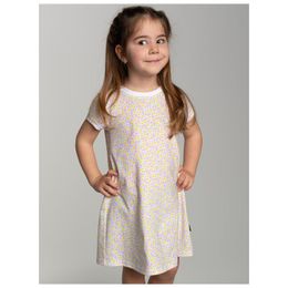 TRIGEMA Kinder Jerseykleid &raquo;TRIGEMA Kleid mit Allover Blumen-Print&laquo; 1 Stk. tlg. wei&szlig; 128, Normalgr&ouml;&szlig;en
