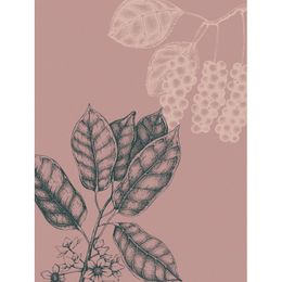 Komar Bild &raquo;Wild Berry&laquo; Natur 1 Stk. tlg. Wandbild zur Dekoration - ohne Rahmen rosa Holz, Papier