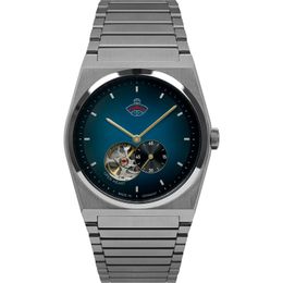 Ruhla Herren ruhla Automatikuhr &raquo;Space Control Automatik&laquo; Armbanduhr, Herrenuhr, Mechanische Uhr, Saphirglas, Made in Germany silber