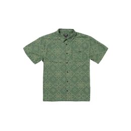 Billabong Herren Kurzarmhemd &raquo;Sundays Jacquard&laquo; gr&uuml;n S, US-Gr&ouml;&szlig;en