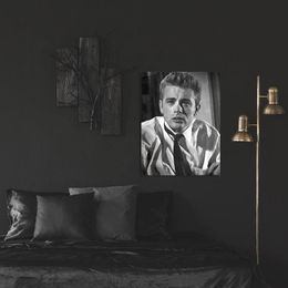 queence Acrylglasbild &raquo;James Dean&laquo; Mann Schwarz-Wei&szlig; Stars Fine Art-Print in Galeriequalit&auml;t grau Acrylglas