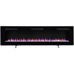 Dimplex Elektrokamin &raquo;Sierra 72"&laquo; schwarz,mit Heizung, Fernbedienung, App, Optiflame Flammeneffekt schwarz