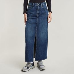 G-Star Raw G-Star Damen G-STAR Maxirock &raquo;Viktoria Long Skirt wmn&laquo; im Jeans-Look blau 27
