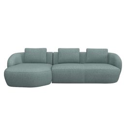 FLEXLUX Wohnlandschaft &raquo;Torino, rund, L-Form, Sofa-Ecke mit Recamiere, Longchair-Sofa&laquo; Modernes, organisches Sofa-Design, Kaltschaum, 