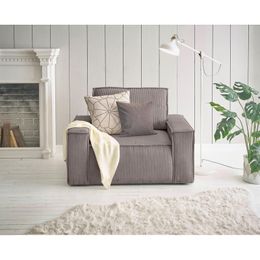 Home Affaire Sessel &raquo;SHERWOOD, Love-Seat in 3 Stoffarten verf&uuml;gbar&laquo; passend zur Polster-Serie SHERWOOD beige 100% Polyester