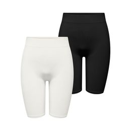 Only Damen Only Radlerhose &raquo;ONLVICKY SEAMLESS MIDI SHORTS 2-PACK ACC&laquo; XS, N-Gr