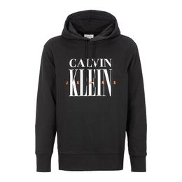 Calvin Klein Jeans Plus Herren Kapuzensweatshirt &raquo;PLUS SERIF FONT GRAPHIC HOODIE&laquo;, in gro&szlig;en Gr&ouml;&szlig;en schwarz XXXL (58)