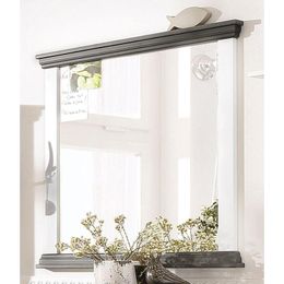 OTTO home Garderobenspiegel &raquo;Basilico&laquo; Rahmen aus massiver Kiefer, FSC , Breite 86 cm grau