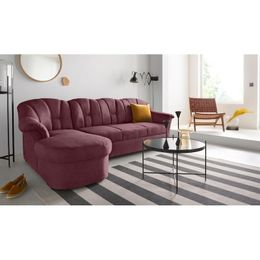 DOMO collection Ecksofa &raquo;Papenburg, zeitlose R&uuml;ckensteppung, elegante Formensprache, L-Form&laquo; in gro&szlig;er Farbvielfalt, wahlweise mit Bettfunktion, OTTOs