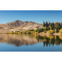 papermoon Fototapete &raquo;See am Berg&laquo; bunt Vlies