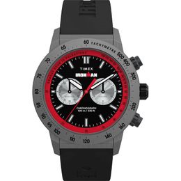 Timex Herren Chronograph &raquo;ADRENALINE&laquo; Quarzuhr, Armbanduhr, Herrenuhr,Silikonarmband,Stoppfunktion schwarz