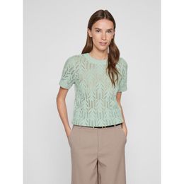 Vila Damen Kurzarmpullover &raquo;VICOTTI S/S O-NECK KNIT TOP - NOOS&laquo; gr&uuml;n XS
