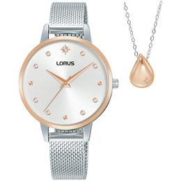 Lorus Damen Lorus Quarzuhr &raquo;Classic&laquo; Armbanduhr, Damenuhr, Edelstahlarmband, Ideal auch als Geschenk silber