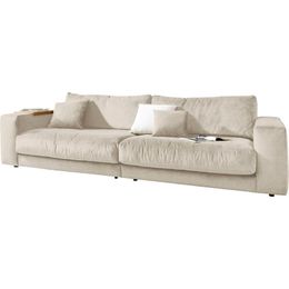 3C Candy Big-Sofa &raquo;Enisa II&laquo; incl. 1 Flatterkissen, Wahlweise mit Flecken-Schutz-Bezug Easy care beige 85% Polyester, 15% Viskose