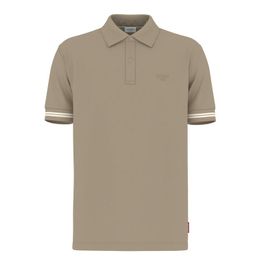 JOOP! Joop Jeans Herren Poloshirt &raquo;Amare&laquo; mit Streifen am &Auml;rmel braun M