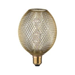 Paulmann LED-Leuchtmittel &raquo;Metallic Glow Globe messing Helix, 3,5W 1800K 230V&laquo; grau