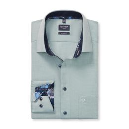 OLYMP Herren OLYMP Businesshemd &raquo;Luxor modern fit New-Kentkragen&laquo; grau 37, N-Gr